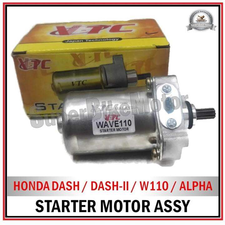 HONDA DASH / DASH-II / WAVE110 / ALPHA - Starter Motor ASSY | Lazada