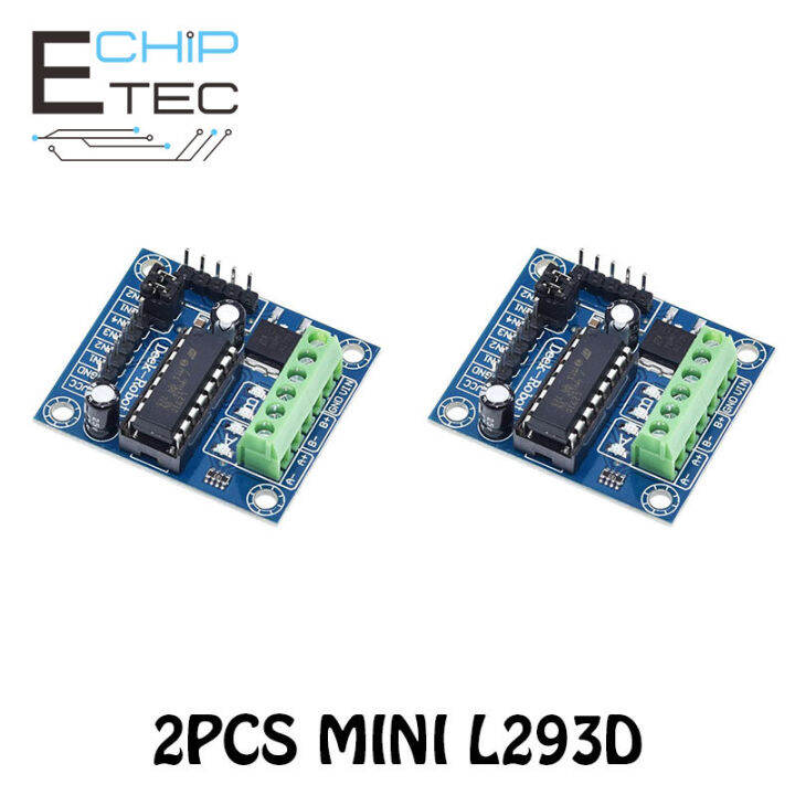 2PCS Mini L293D Motor Driver Expansion Board Module 4 Channel Motor ...
