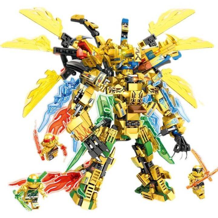 Compatible with LEGO Phantom Ninjago 2021 Gold Mech Dragon ...