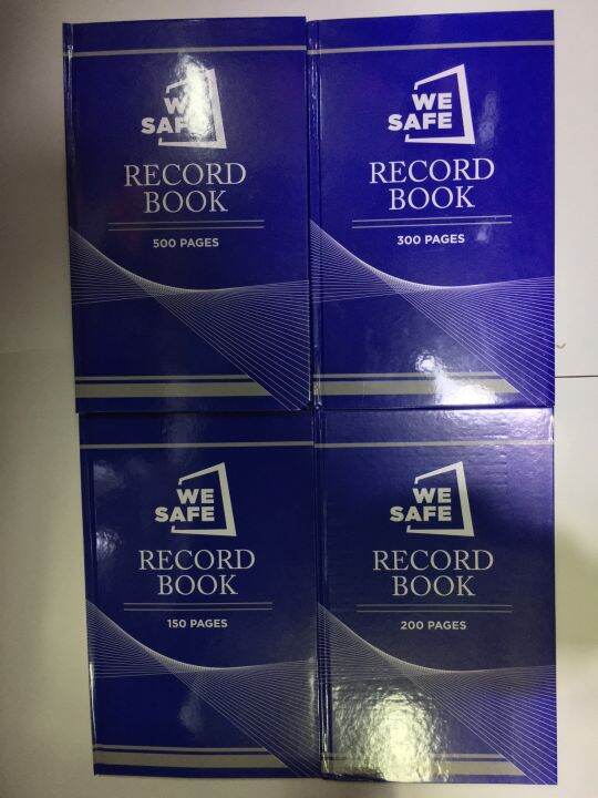 WE SAFE Record Book ''150''200''300''500pages | Lazada PH