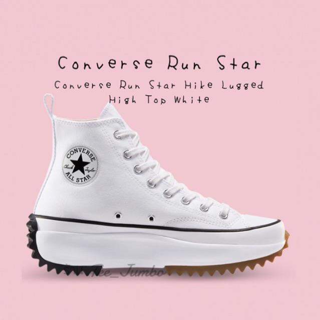 grsd Huan Jian รองเท้า Converse Run Star Hike Lugged High Top White 🌲🔥 ...