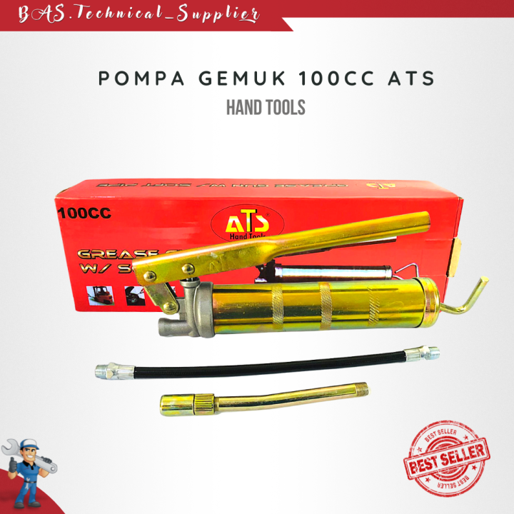 Pompa gemuk 100cc ats / Pompa grease gun 100cc ats | Lazada Indonesia