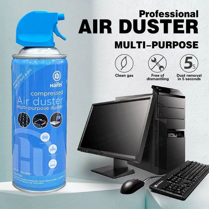 Blower Air Duster 400ml Cans Pressure Electronic Wind Spray D6O | Lazada PH
