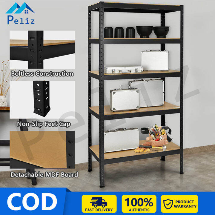 Peliz 7/6/5 Layers Boltless Storage Shelves Rack Stainless steel ...