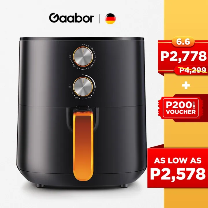 Gaabor Air Fryer 6.5L5.5L5L4.5L4L Multi-Function Oil Free Oven No Smoke Grill Kitchen Appliance ...
