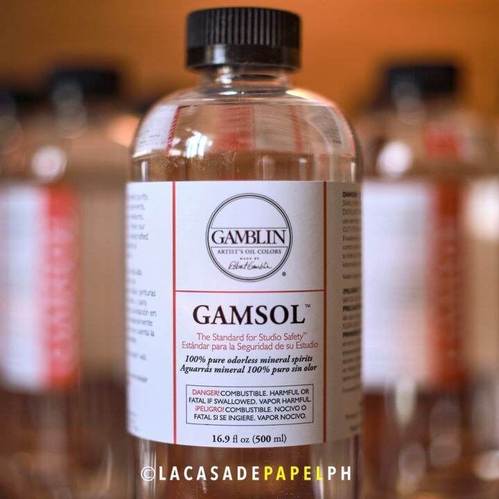 Hot sale Gamblin Gamsol Odorless Mineral Spirits - 500ml 1 Liter ...