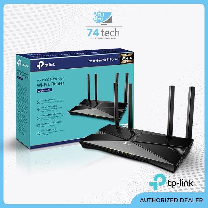 Tp-link Archer AX10 AX1500 Wifi 6 Router | Lazada PH