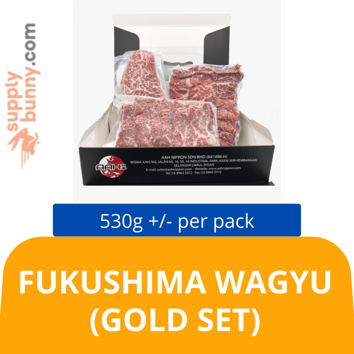 Fukushima Wagyu Gold(Steak Premium 230GM, Yakiniku Gold 150gm, Shabu ...