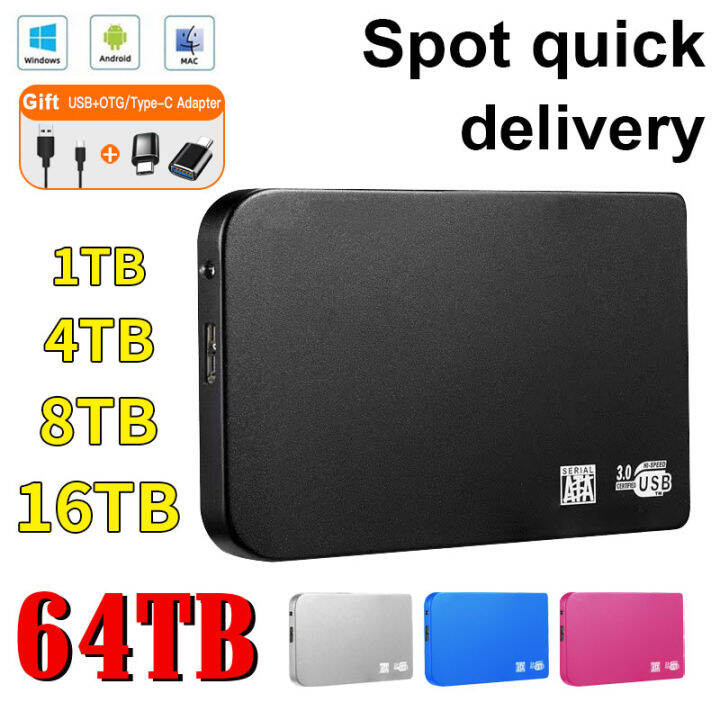 Portable SSD 1TB External Solid State Hard Drive High-Speed Mobile Hard Disk USB3.0 HDD Original ...