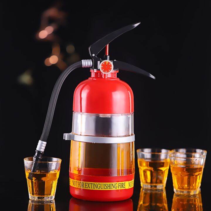 Creative wine beer machine points fire extinguisher cannon drinks wine ...