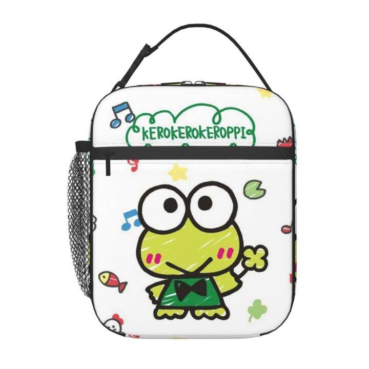 # Kero Kero Keroppi Kids Lunch box Insulated Bag Cooler Back to School ...