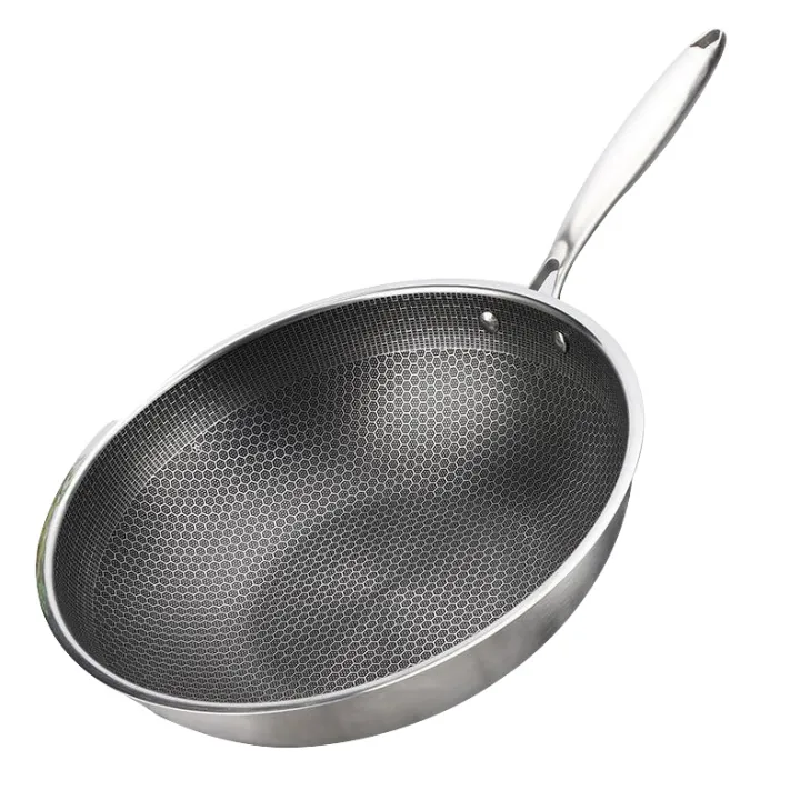 K1tchen-Master1 304 stainless steel Honeycomb Non stick frying pan ...