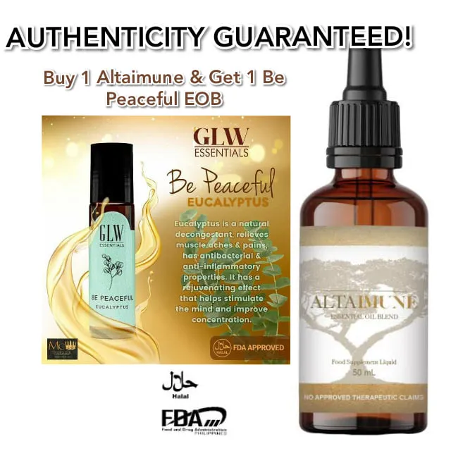 Altaimune Anti Viral Drops plus FREE Be Peaceful EOB | Lazada PH