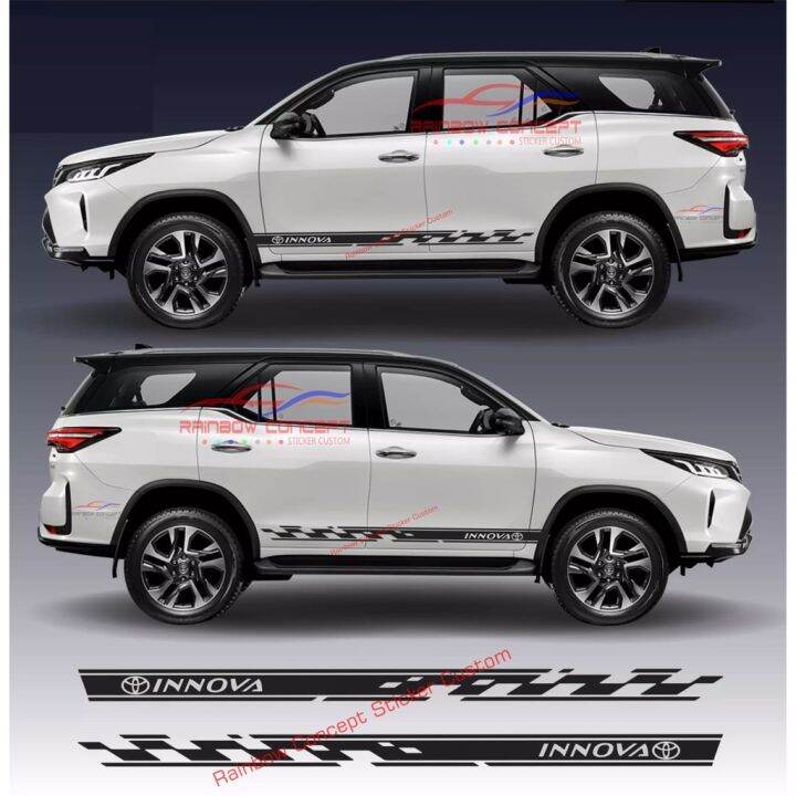 stiker mobil toyota innova sticker mobil fortuner agya vios camry veloz ...