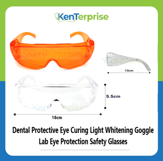 Dental Protective Eye Curing Light Whitening Goggle Lab Eye Protection Safety Glasses | Lazada PH