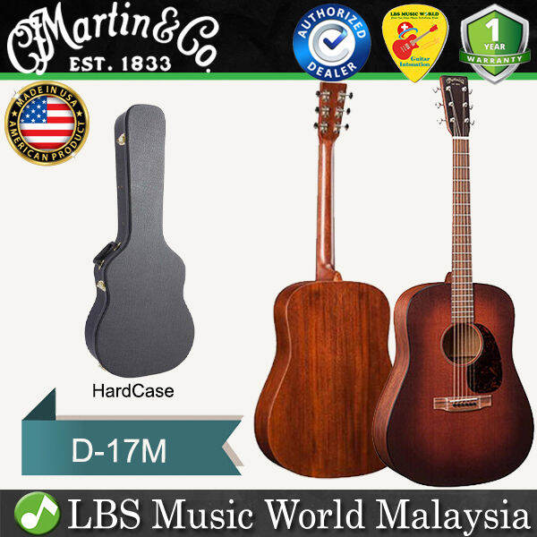 Martin D 17m Dreadnought Solid Spruce Top Mahogany Back And Sides