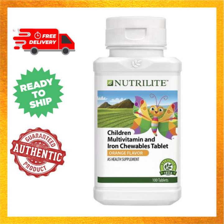 Amway Nutrilite Children Multivitamin And Iron Chewables Tablet - 100 ...
