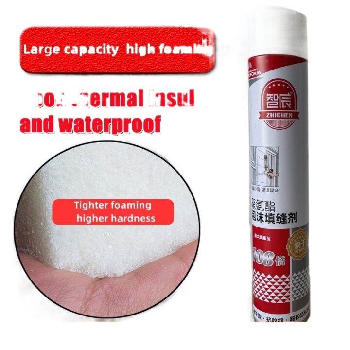 COD 750ML Polyurethane PU Spray Expanding Foam Sealant Filling Wall Gaps cracks | Lazada PH