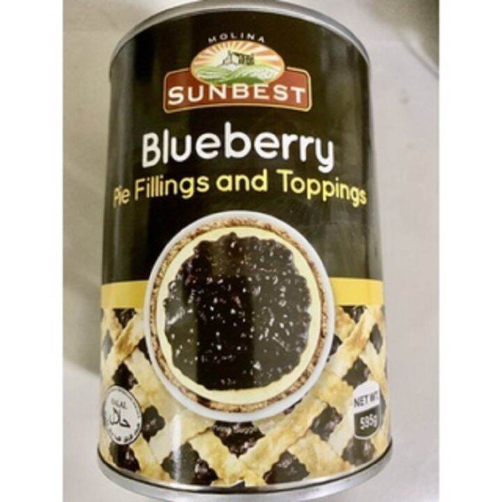 Sunbest BLUEBERRY Pie Filling & Toppings 595g | Lazada PH