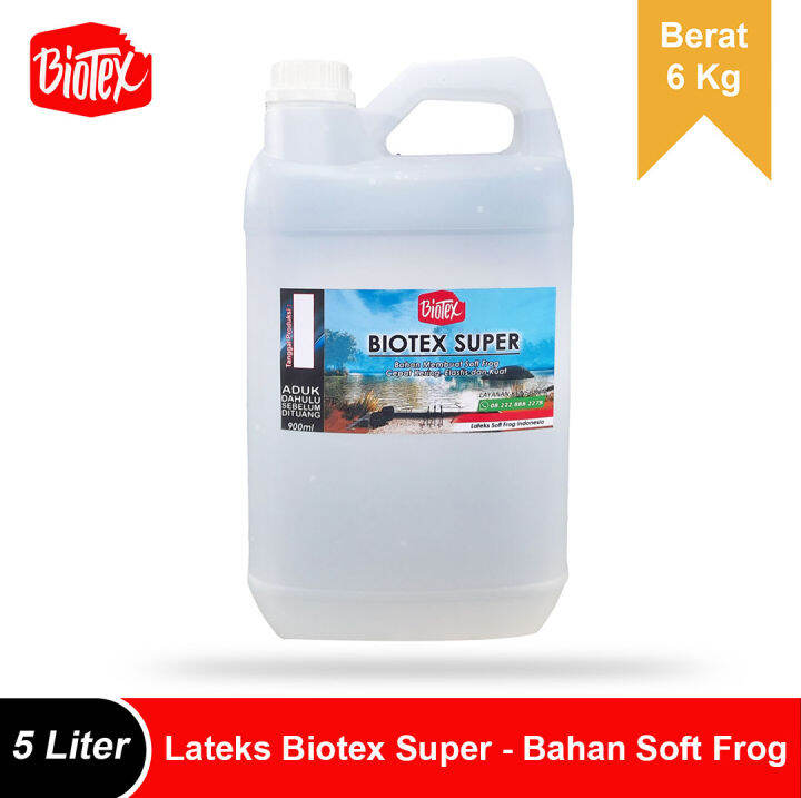 Lateks BIOTEX SUPER Kemasan Jerigen 5 Liter | Lazada Indonesia