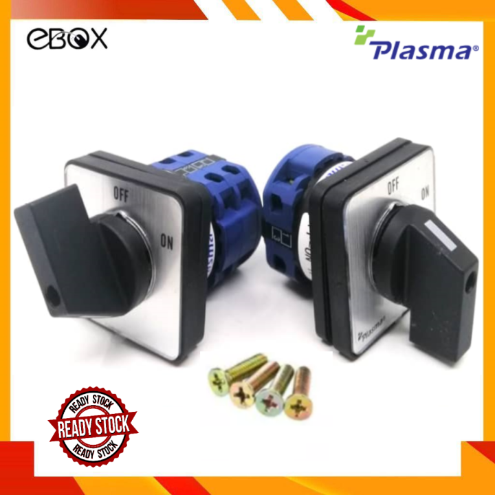 Plasma 20A On/Off 1 Pole / 3 Pole Selector Switch | Lazada