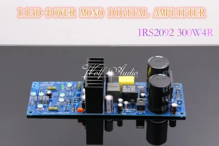 LJM Audio Assembled L15D-POWER IRS2092 300W Mono Power Amplifier Board พร้อม Power Protection ...