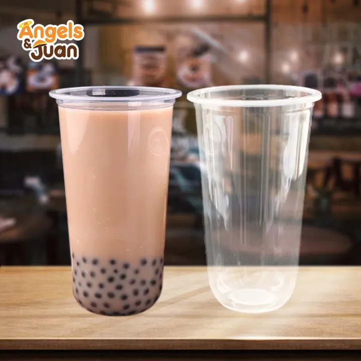 Plastic PP U cups 22oz 100pcs with Dome Lid | Lazada PH