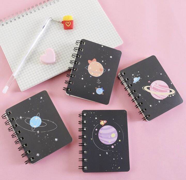 1Pcs Cute Cartoon Spring Portable Pocket Notepad Mini Notebook A7 ...