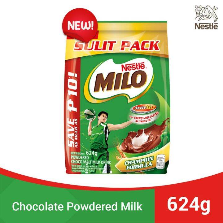 MILO Powdered Choco Malt Milk Drink 624g | Lazada PH