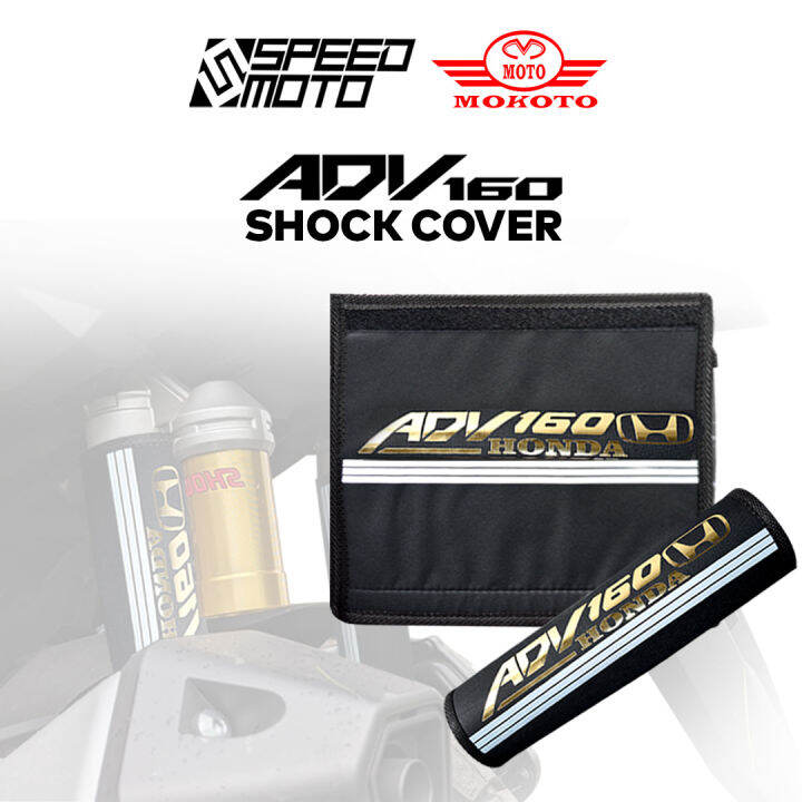 HONDA ADV 160 WATERPROOF SHOCK COVER V2 PREMIUM QUALITY WASHABLE RUBBER ...