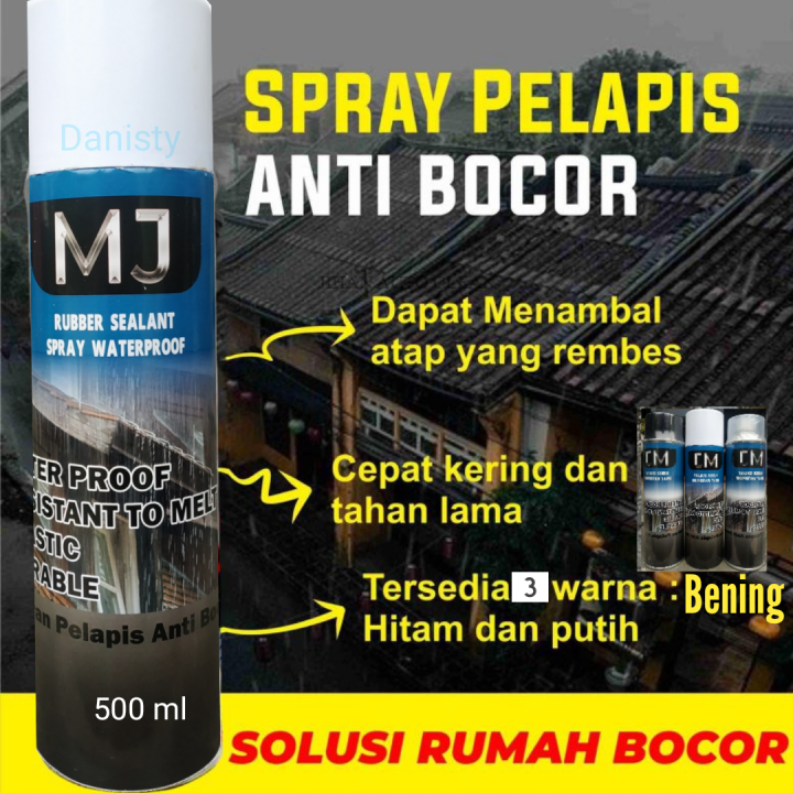 Anti bocor atap semprot MJ/lem perekat/waterproof/atap seng bocor ...