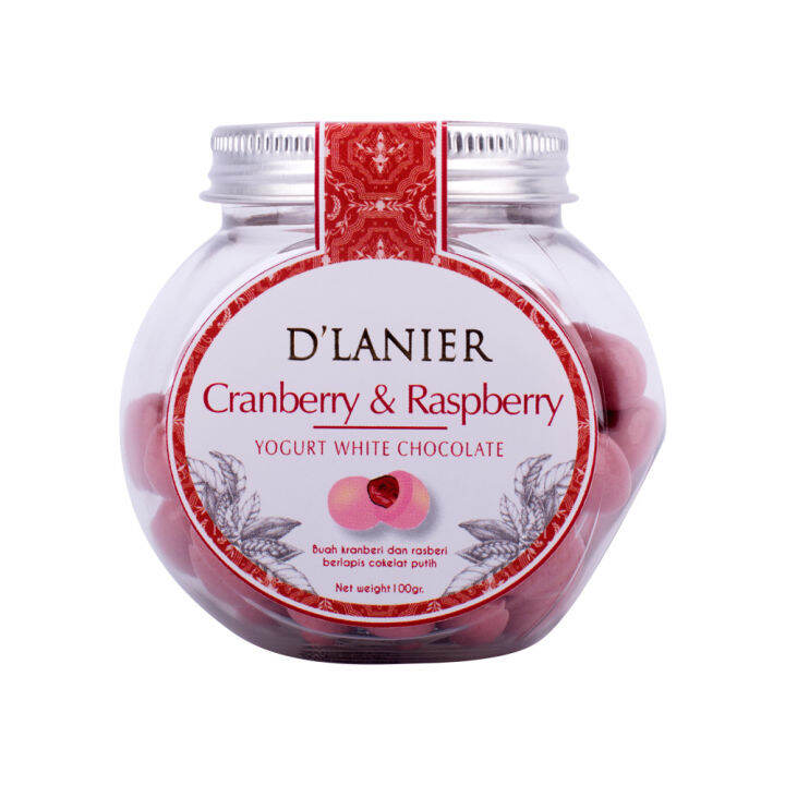 D'Lanier Cranberry & Raspberry with Yogurt Chocolate - 100 gr | Lazada ...