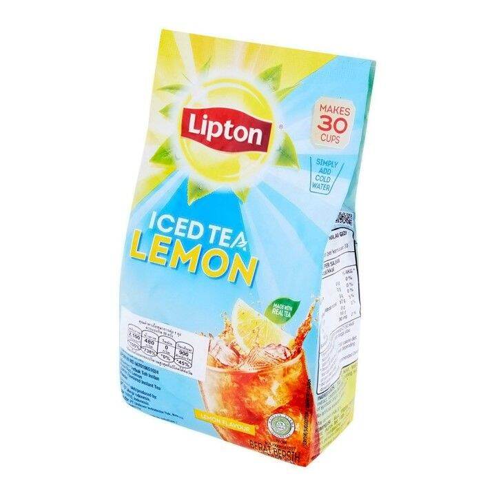 LIPTON Instant Lemon Iced Tea Mix ลิปตัน ไอซ์ที ชาผงปรุงสำเร็จกลิ่นเล ...
