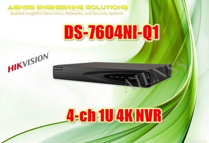 DS-7604NI-Q1 4-ch 1U 4K NVR HIKVISION | Lazada PH