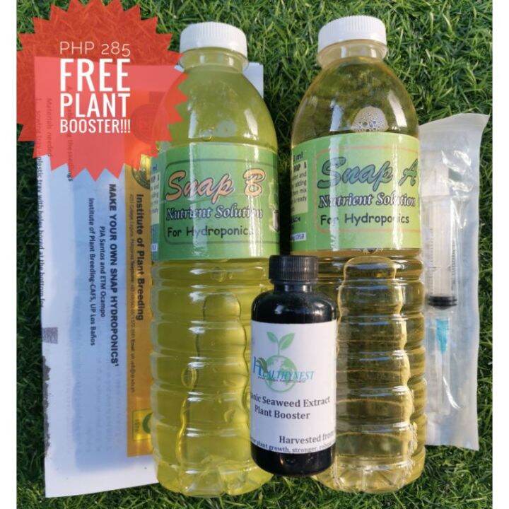 free shipping SNAP Hydroponics Nutrient Solution from UPLB | Lazada PH
