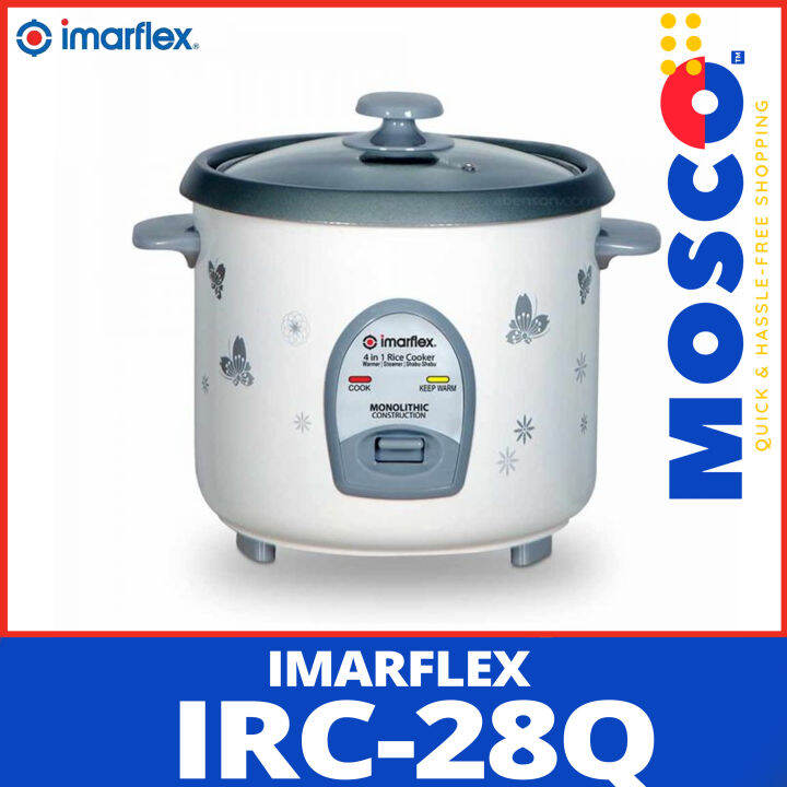 Imarflex IRC-28Q l 2.8 Liters, 12 Cups, Rice Cooker, Teflex | Lazada PH