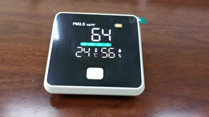 3 In 1 Air Quality Detector Tuya WIFI Sensor PM2.5 Monitor Portable Temperature Humidity Meter ...