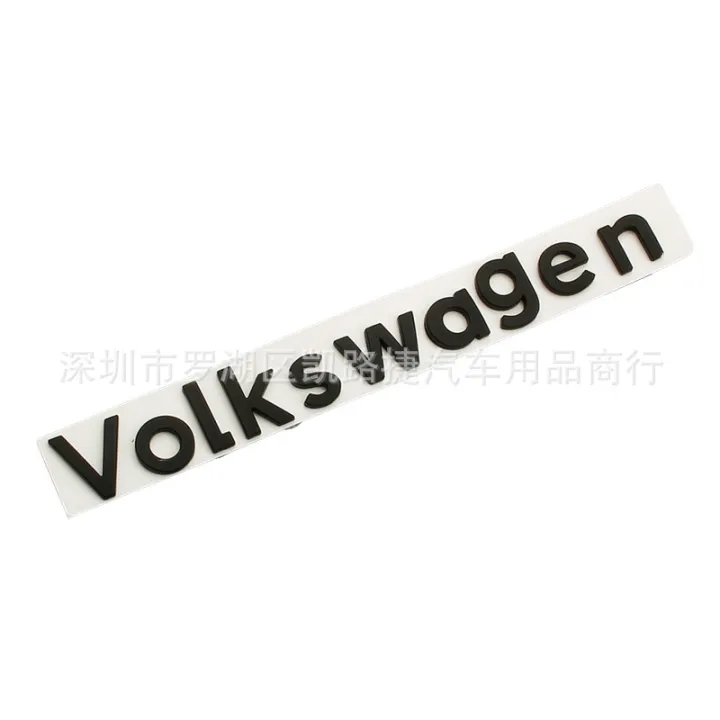 Rear emblem for VW Volkswagen letter logo Back badge Car modification ...