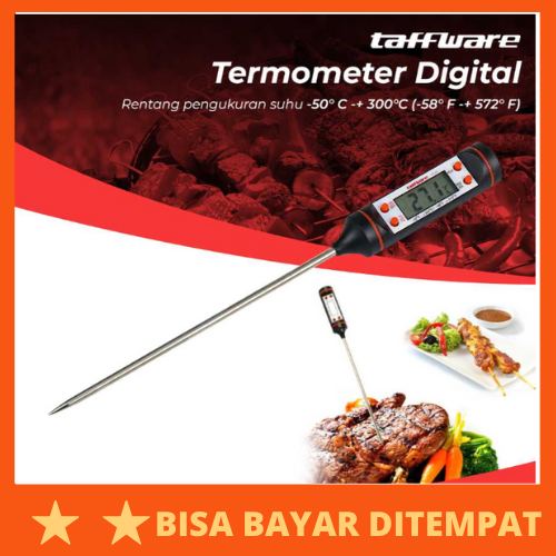 Termometer Makanan Digital Daging Kopi Susu / Alat Termometer ...