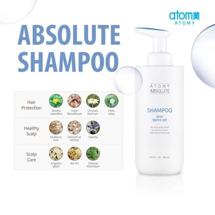 [Atomy] Absolute Shampoo 500ml | Lazada PH