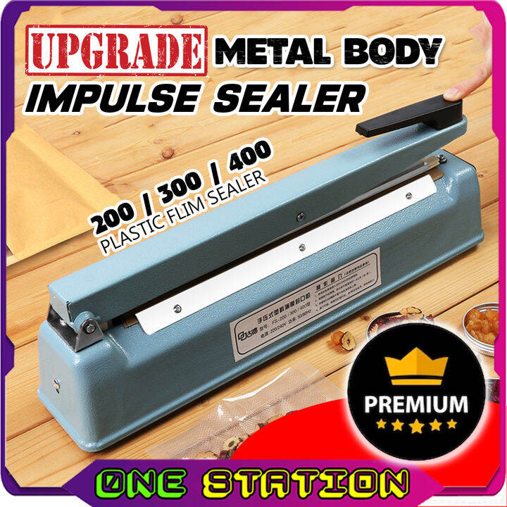 Metal Plastic Impulse Sealer Machine Seal Mesin Sealer Plastik Heat ...