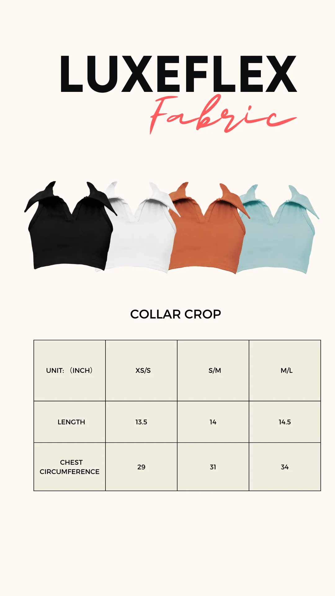 Peaches active - Luxeflex Collar Crop Top - เสื้อยืดฟ้า / เสื้อออกกำลังกาย เสื้อผ้าโยคะ เล่นกีฬา ...