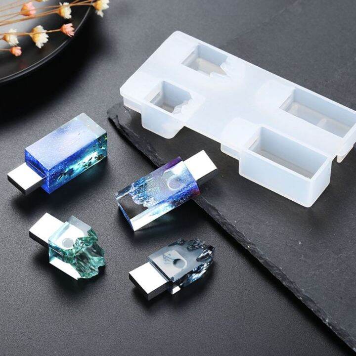 DIY Snow Mountain USB แม่พิมพ์เรซิ่นชุด8G USB Driver อีพ็อกซี่เรซิ่นทำ ...