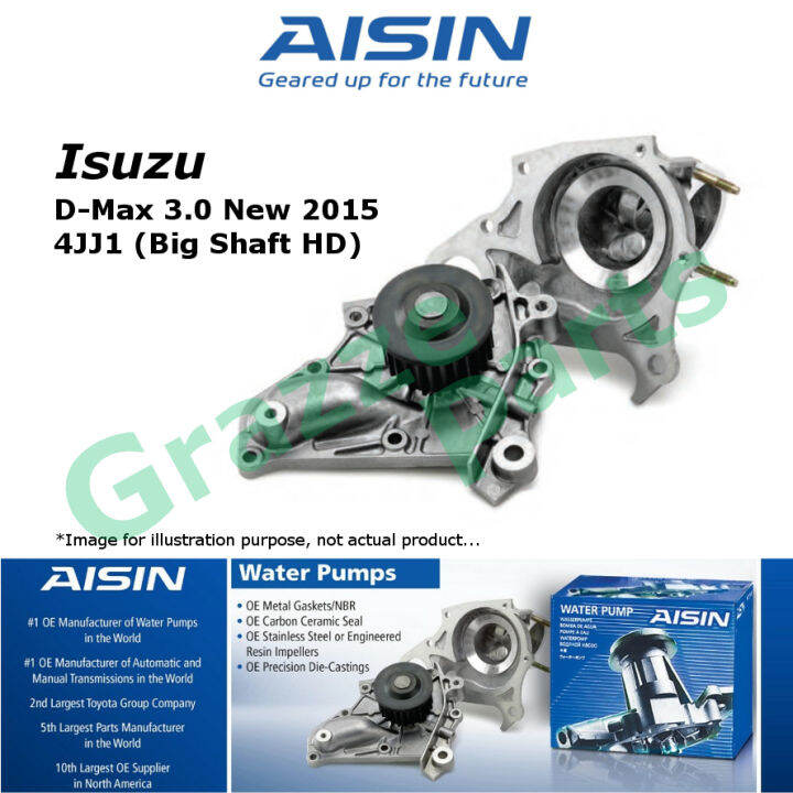 AISIN Engine Water Pump for Isuzu D-Max 3.0 2015 4JJ1 DMax - Big Shaft | Lazada