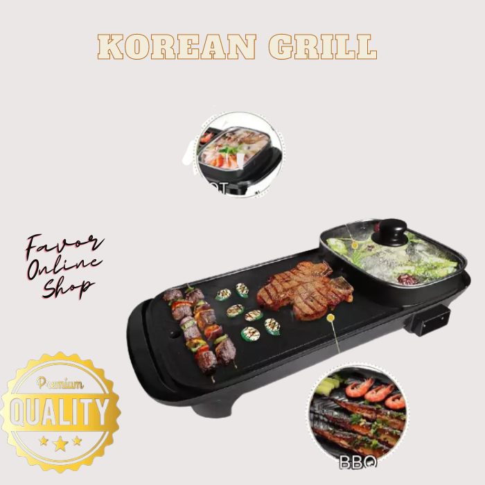 [ Favor Online Shop ] Korean samgyupsal grill Samgyupsal grill pan set ...
