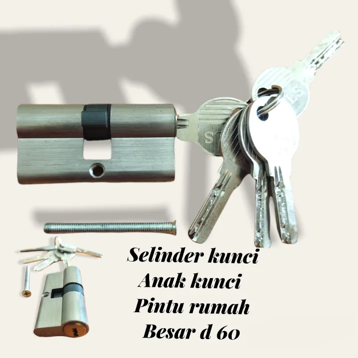 selinder kunci anak kunci pintu rumah ukuran besar 60mm | Lazada Indonesia