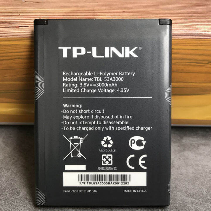 3.8V 3000MAH New Original TP-LINK M7450 M7650 TBL-53A3000 Wifi Router ...