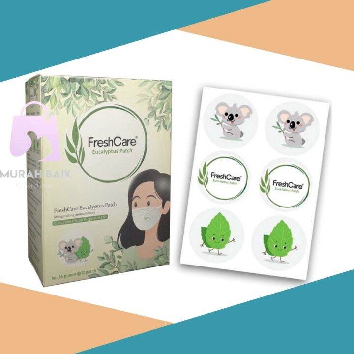 MURAH BAIK - FRESH CARE Eucalyptus Patch Isi 12 Patch / Sticker Masker ...