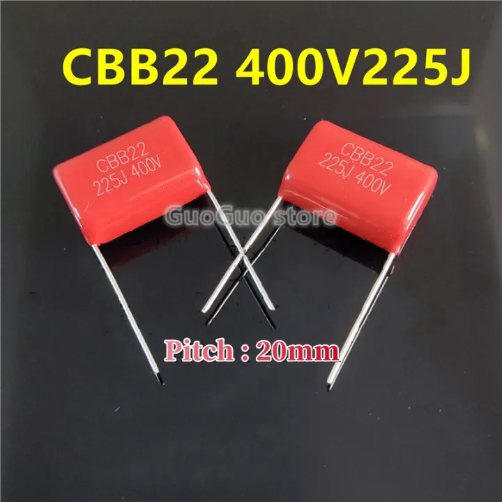 10Pcs CBB Capacitor CBB22 225J 400V 2.2UF CBB21 225J400V 400V225J ...