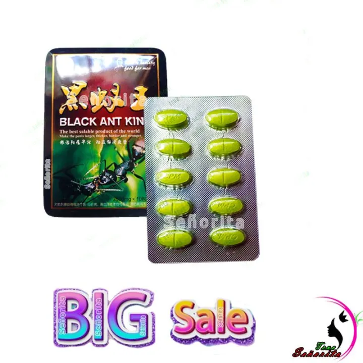Senyorita Original Black Ant King 10 Tablets Food Supplement for Men ...